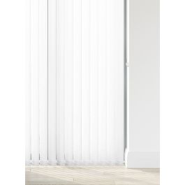 Barney White Vertical Blind | Shade & Story